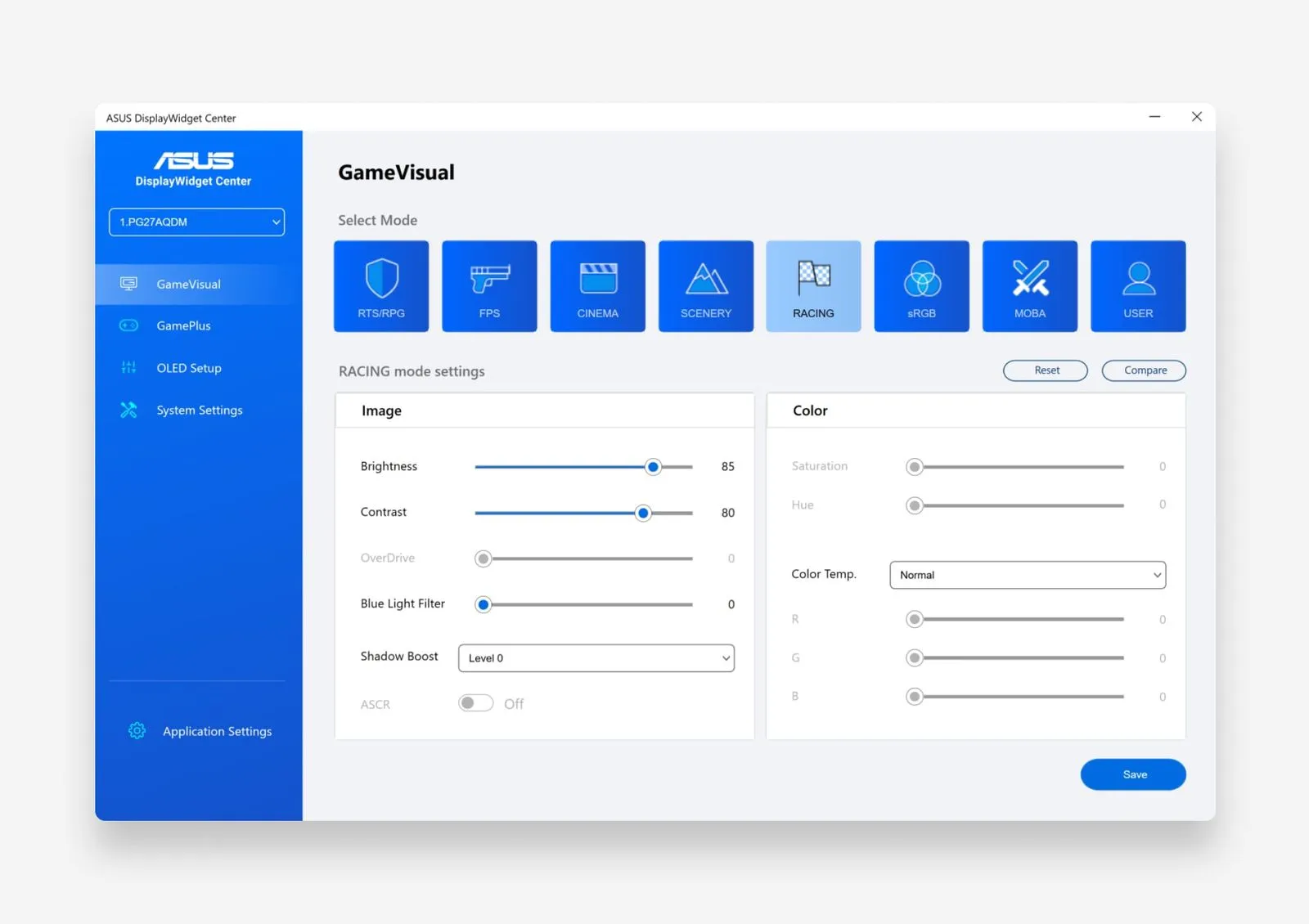 DisplayWidgetCenter 丨 显示器 丨ASUS华硕